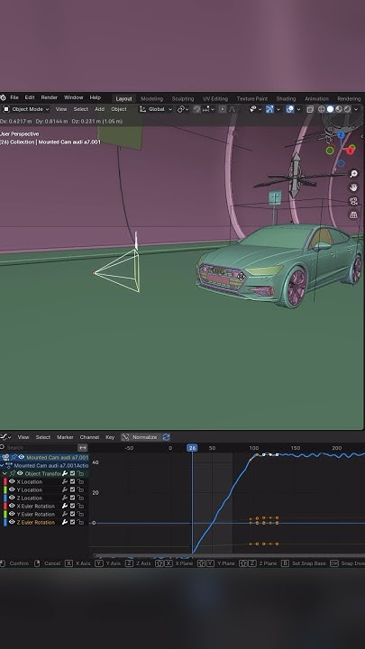 How to make car animation in blender #blendertutorial #blenderanimation ...