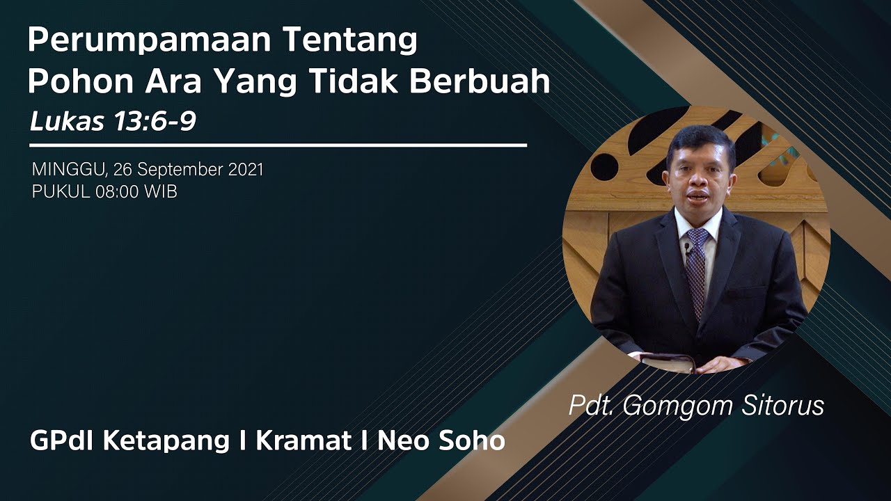 Ibadah Online Gereja Pantekosta di Indonesia - 26 September 2021 ...