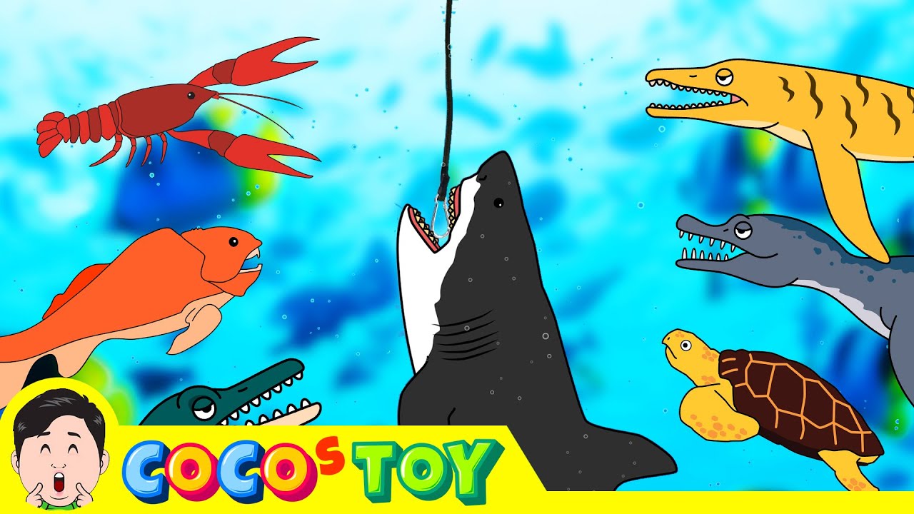 The old man and the sea｜sea animals for kids｜CoCosToy - YouTube