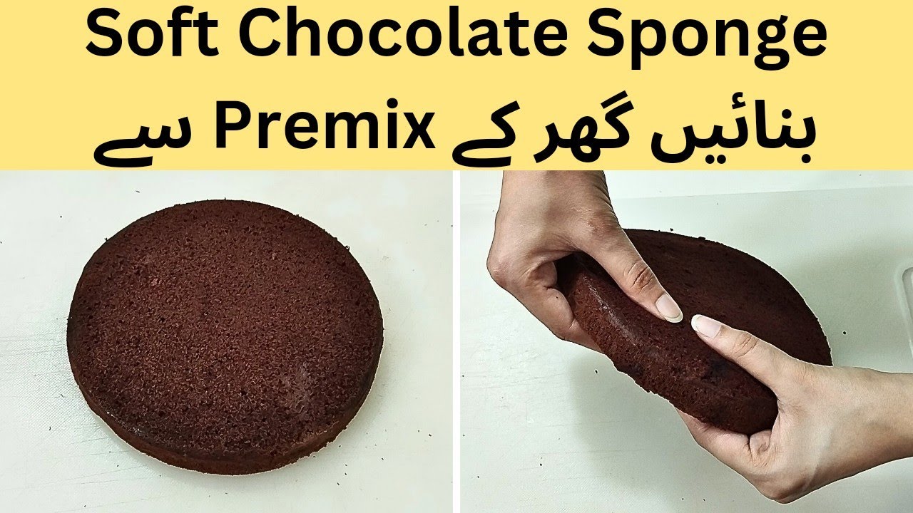 How to make Chocolate Cake with basic Premix| Soft Chocolate Sponge ...