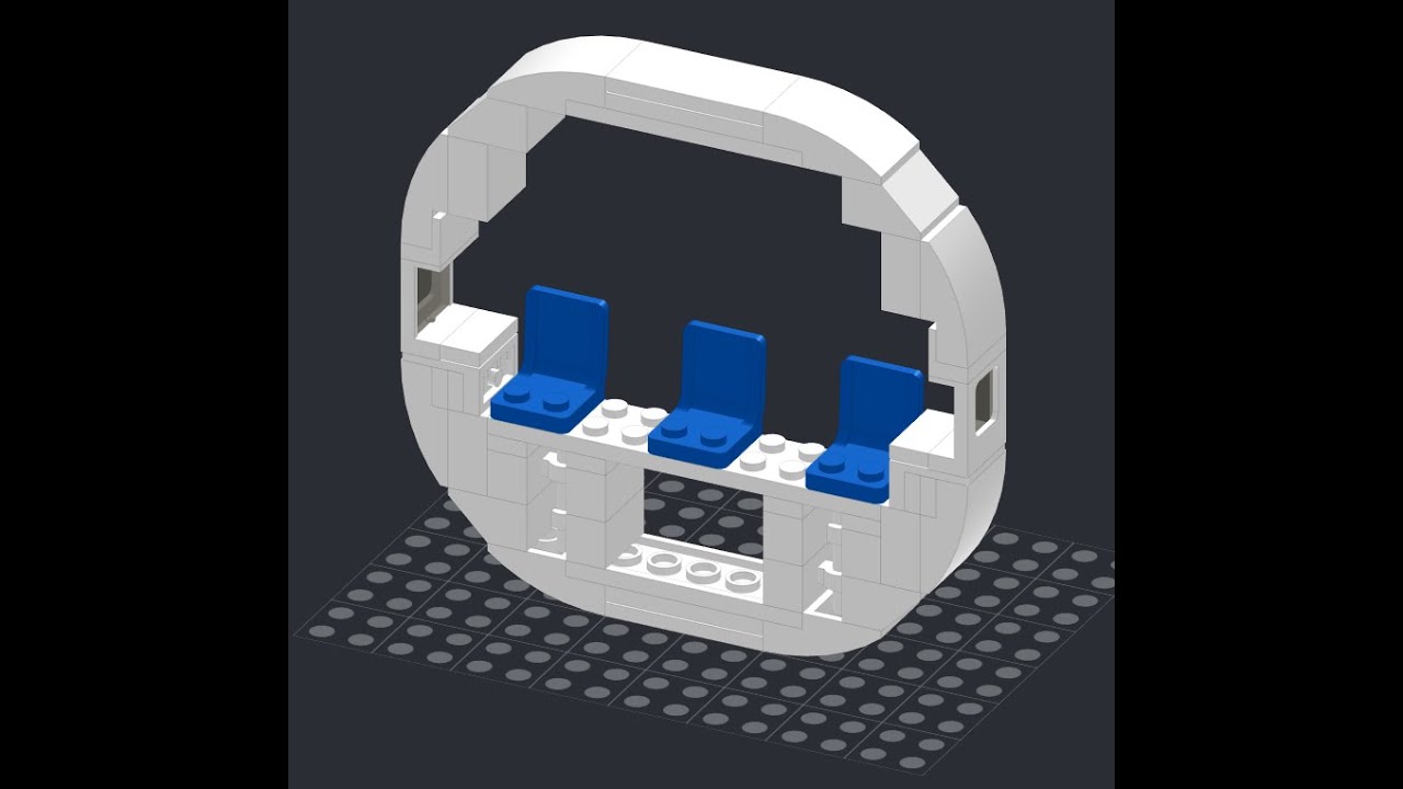 Creating a LEGO Airplane - Part 1 - Designing Fuselage - YouTube