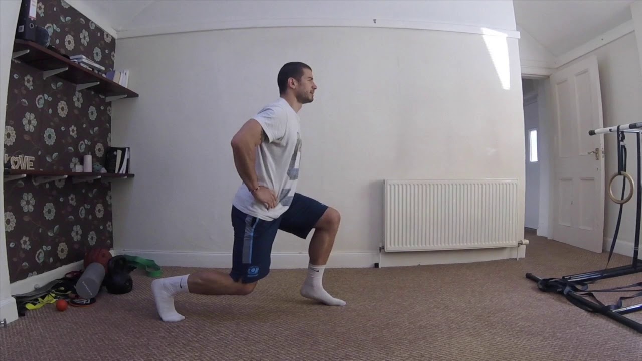 Split Squat Calf Raises - YouTube