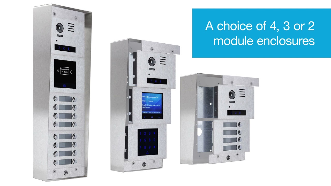 RS2 Touch Series Modular Door Entry System - YouTube