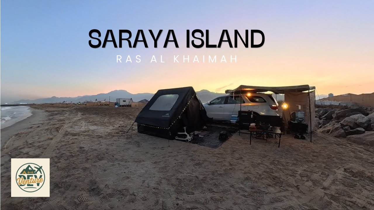 6th camping | Saraya island | Ras Al Khaimah | Dodge Durango | Family ...
