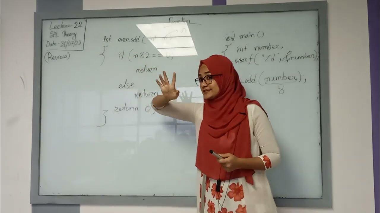 Structured Programming Language|Section-A|Lec-22|CSE|Ayehsa Siddiqua ...