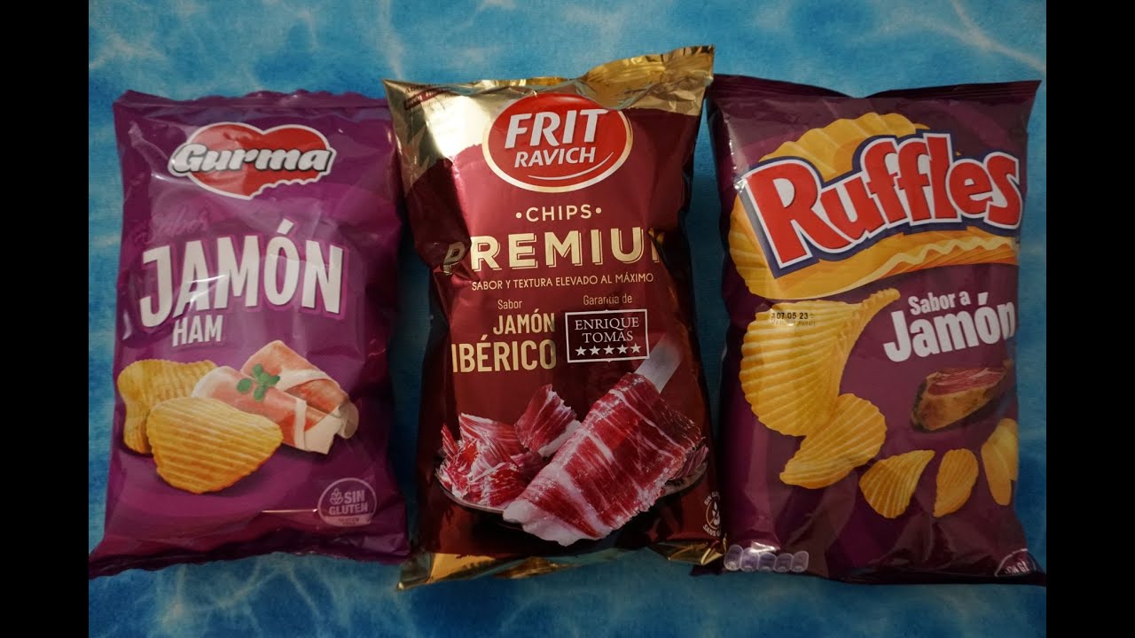 PROBANDO PAPAS DE SABOR JAMON DE DISTINTAS MARCAS - YouTube