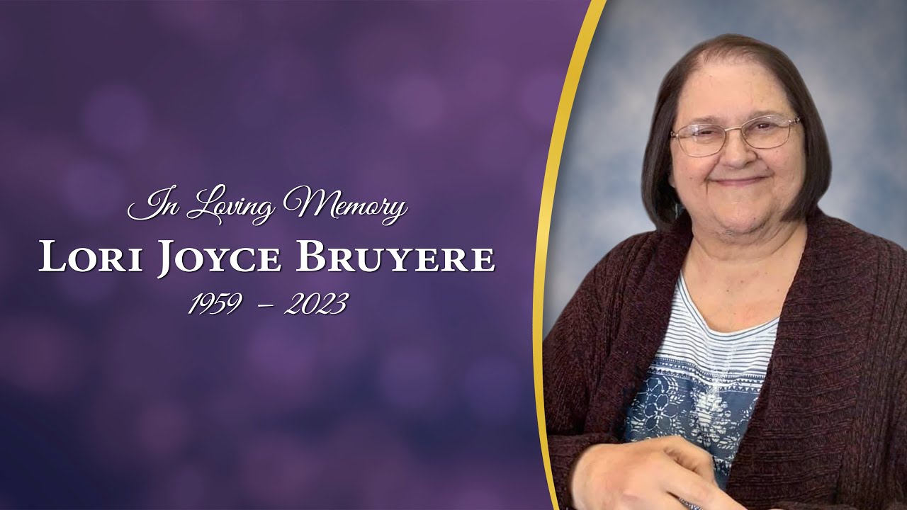 Lori Joyce Bruyere Funeral Service - YouTube