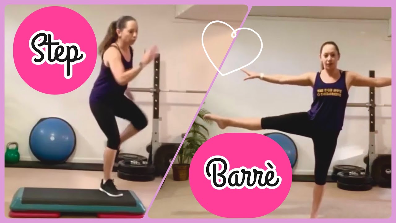Step & Barre workout - YouTube