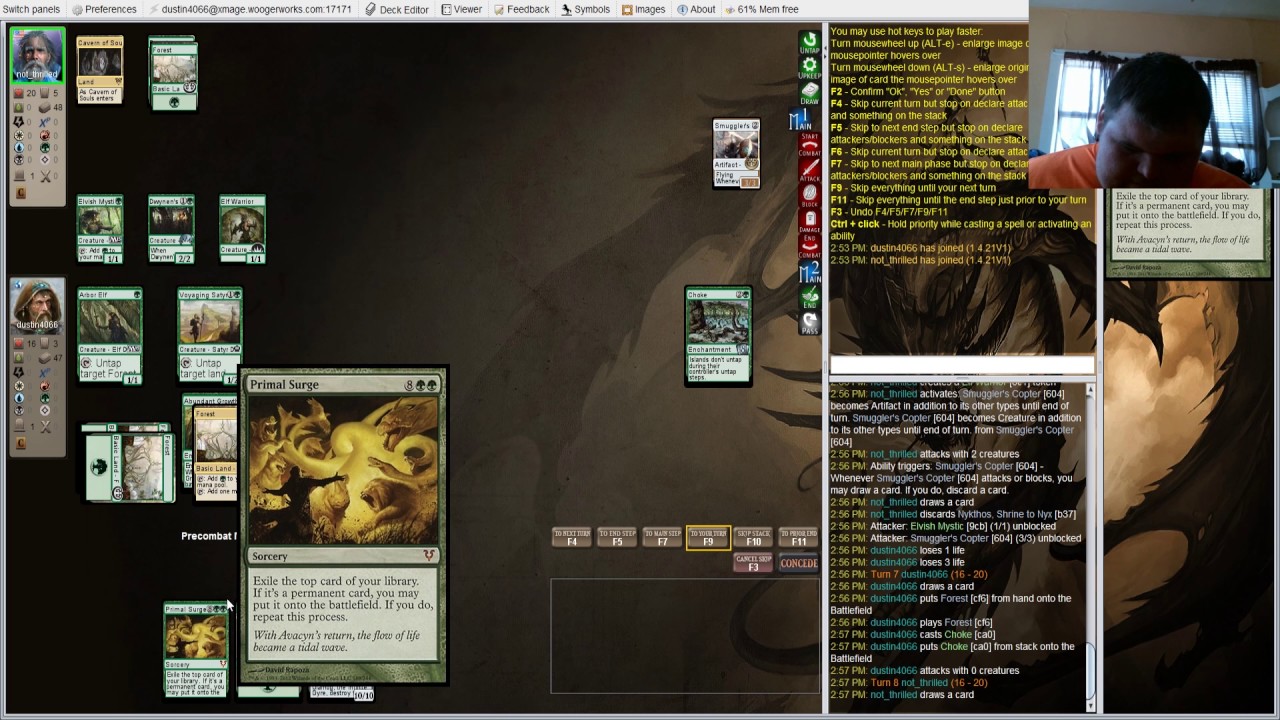 Xmage: Modern gameplay 1 - YouTube