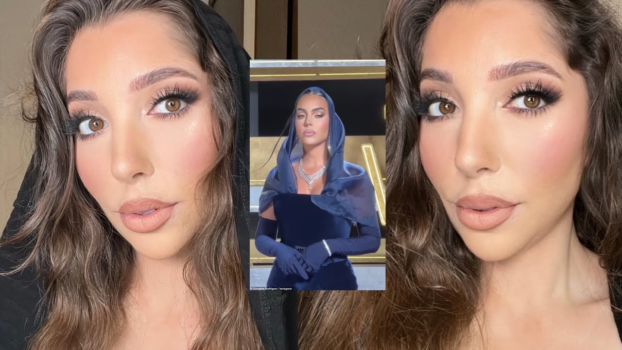 Get Georgina Rodriguez's Joy Award Makeup Look - Step by Step Tutorial ...