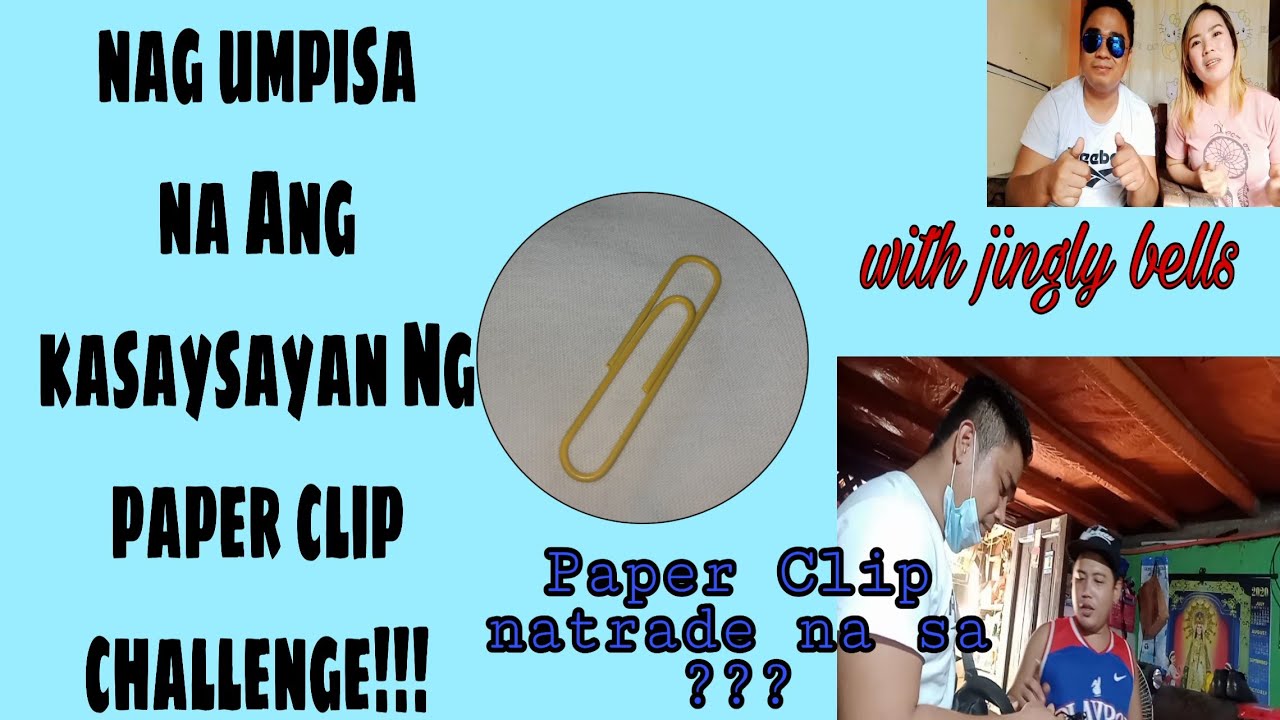 1ST TRADE -PAPERCLIP TO A KEYCHAIN-Nag simula na Ang kasaysayan nang ...