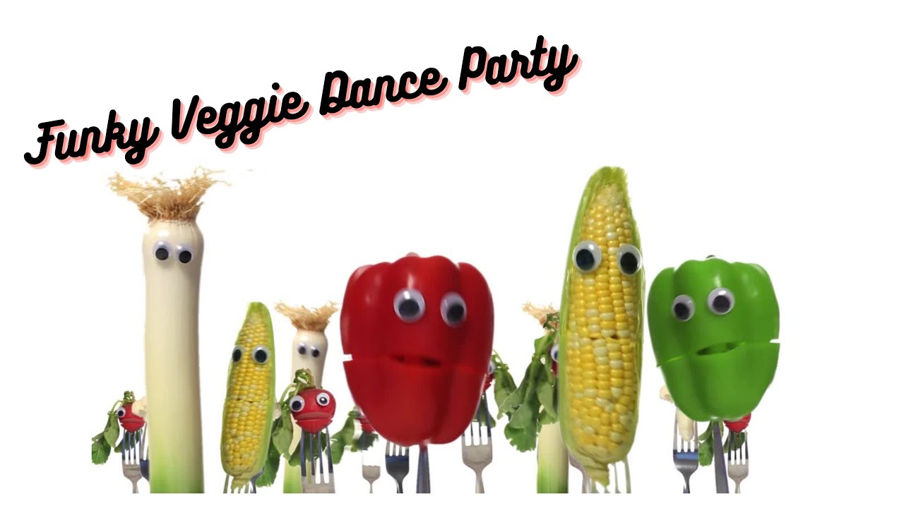 Sensory Funky Veggie Dance Party - YouTube