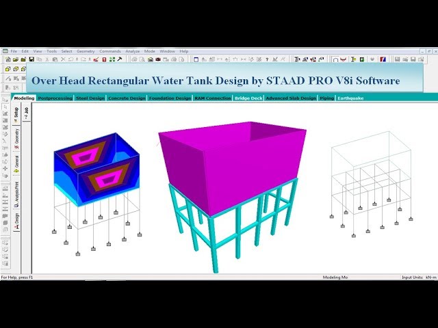 Elevated Water Tank Design In Staad Pro - Design Talk