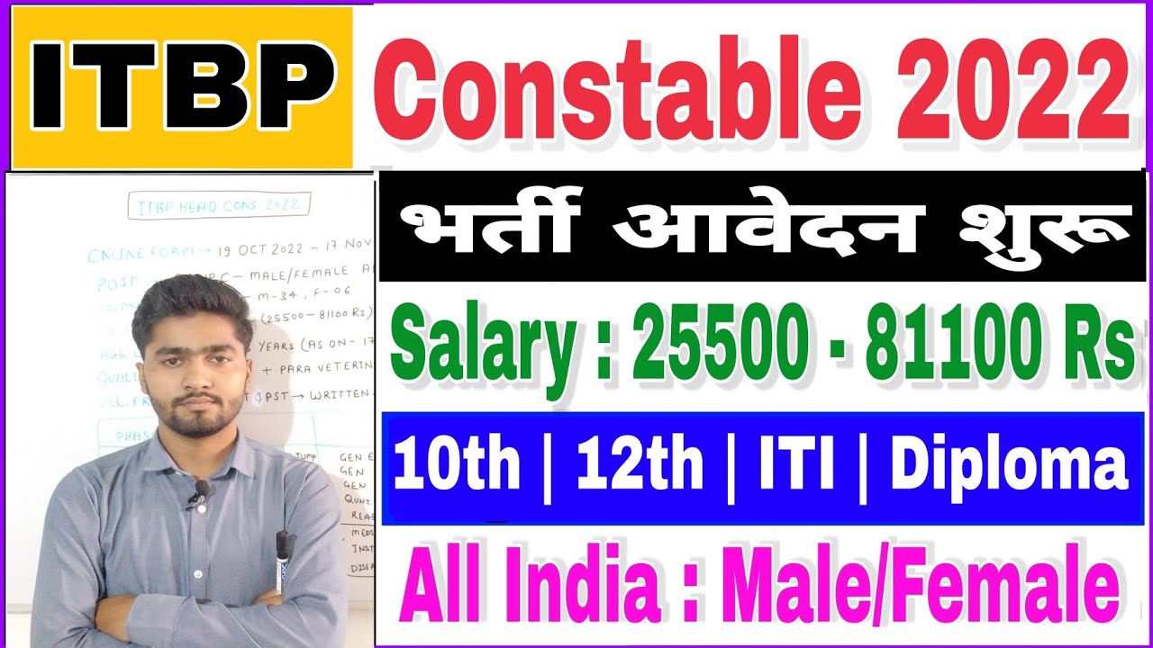ITBP Constable & Head Constable New Recruitment 2022 | ITBP Head ...
