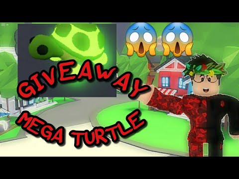 MEGA TURTLE Adopt Me Giveaway!!! (500 Subscriber Special) - YouTube