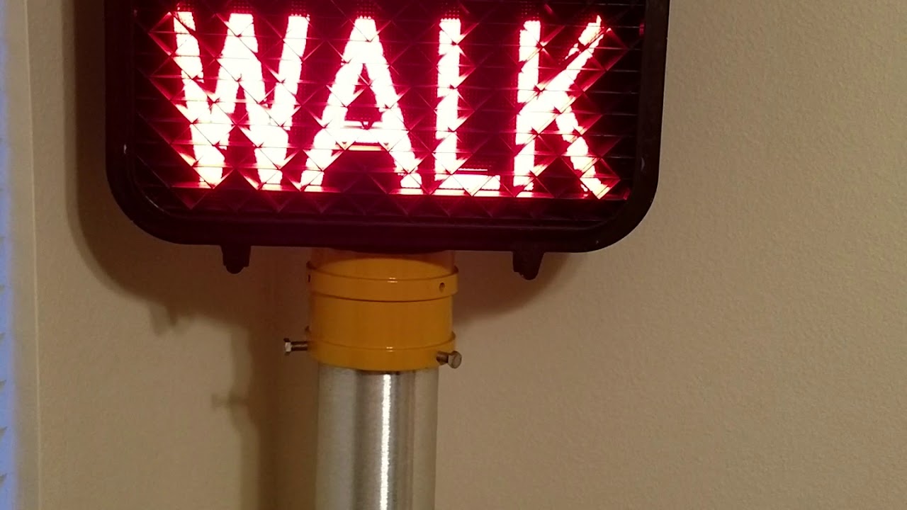 Indicator Controls Neon Walk Signal - YouTube