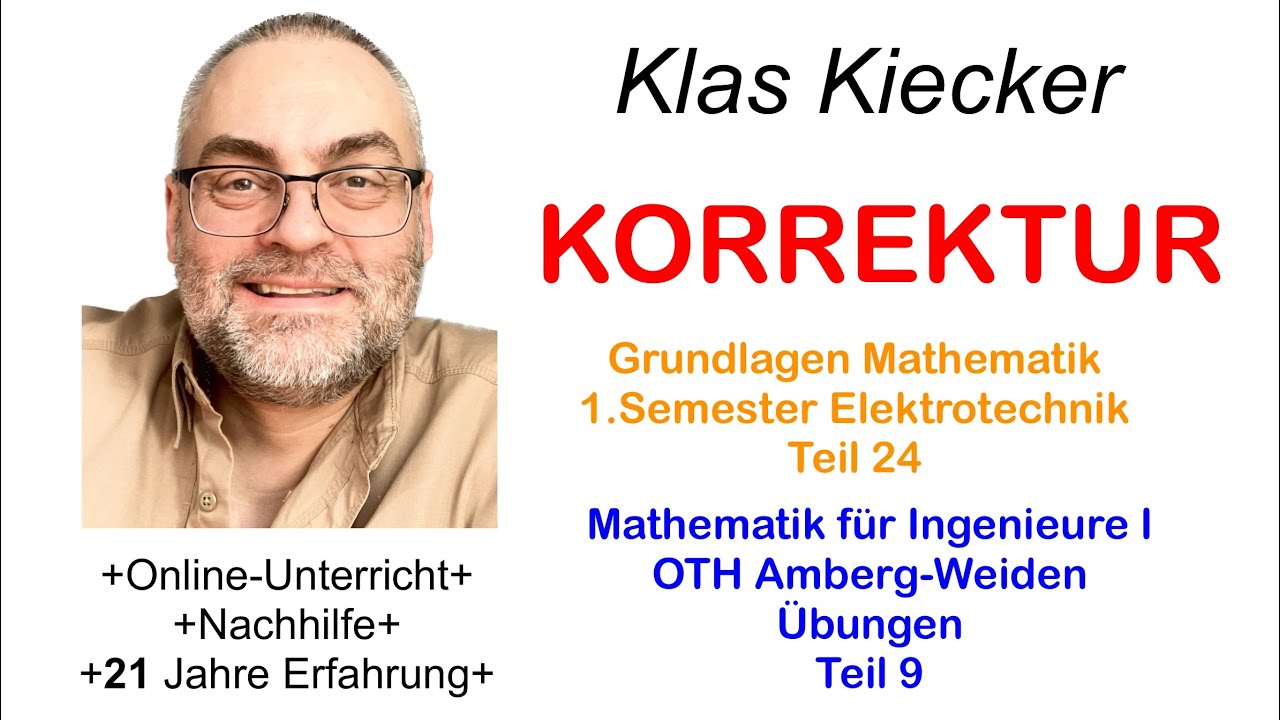 [YT487] Mathematik : Korrektur - YouTube