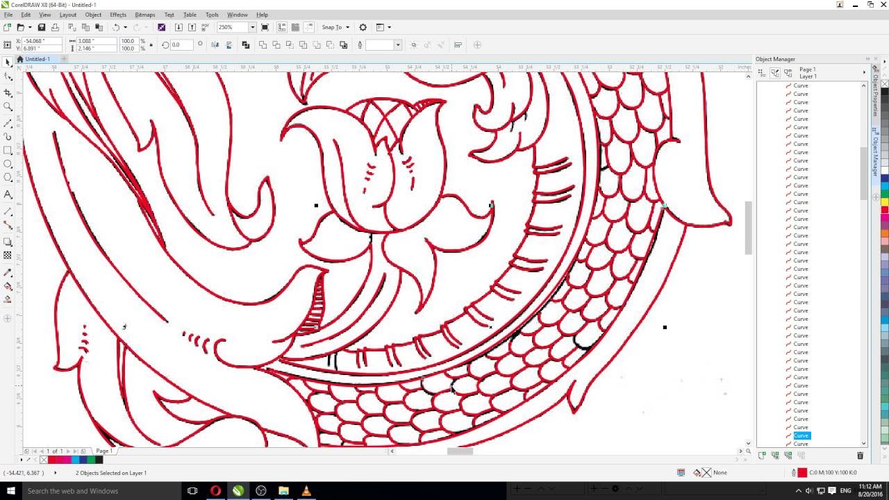 CorelDraw X7 X8 How To Curve Edit Vector YouTube coreldraw-x7-x8-how-to-curve-edit-vector-youtube