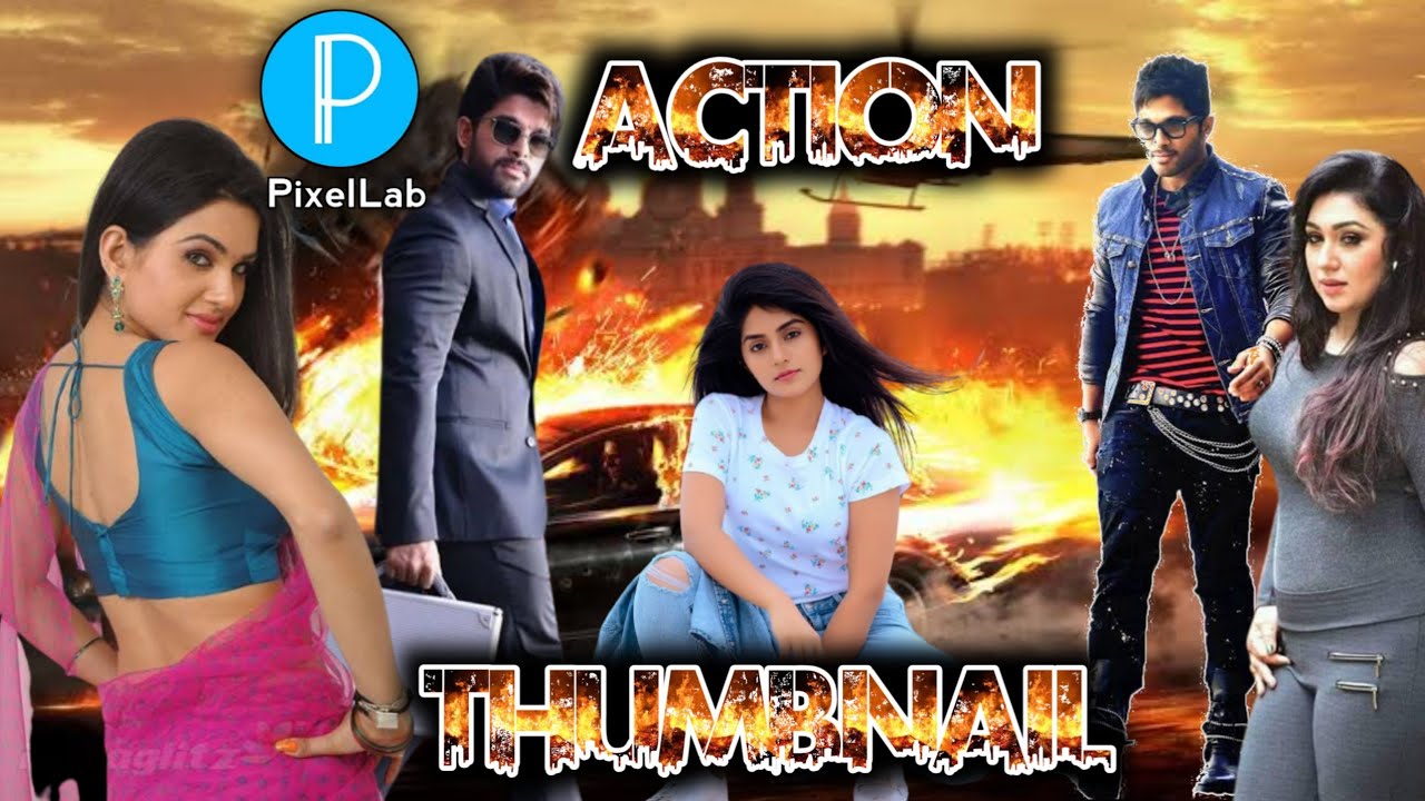 How To meke YouTube Action Thumbnail Bangla কিভাবে ইউটিউব থাম্বনেল ...