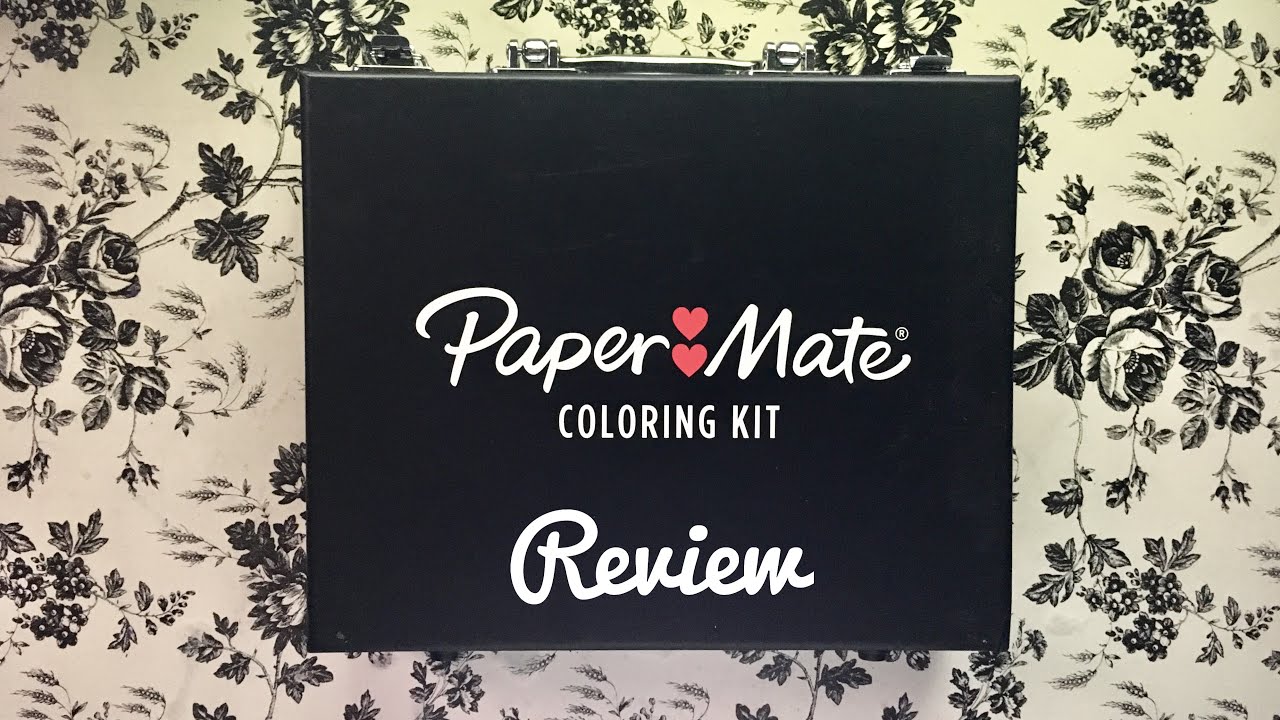 Paper Mate Coloring Kit Review !!Fun Coloring Items!! - YouTube