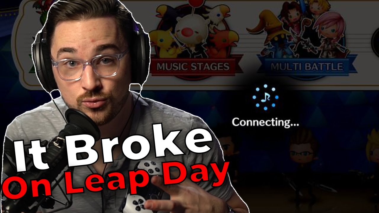 Square Enix Game Breaks On Leap Day - Luke Reacts - YouTube
