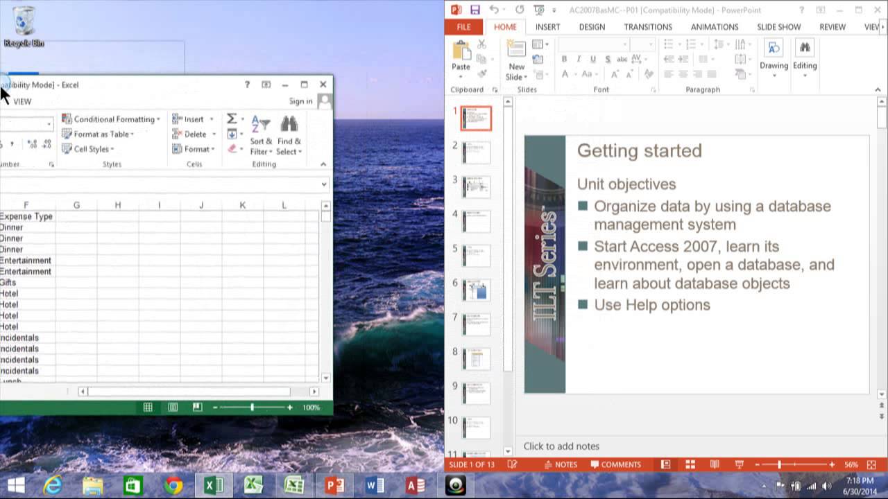 Viewing 2 windows at the same time in Windows 8, Windows 8.1 and ...