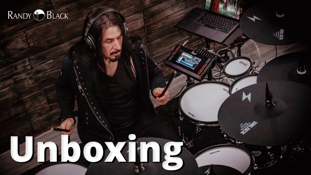 Unboxing Randy Black's drum-tec pro 3 kit with Unlock e-cymbals - YouTube