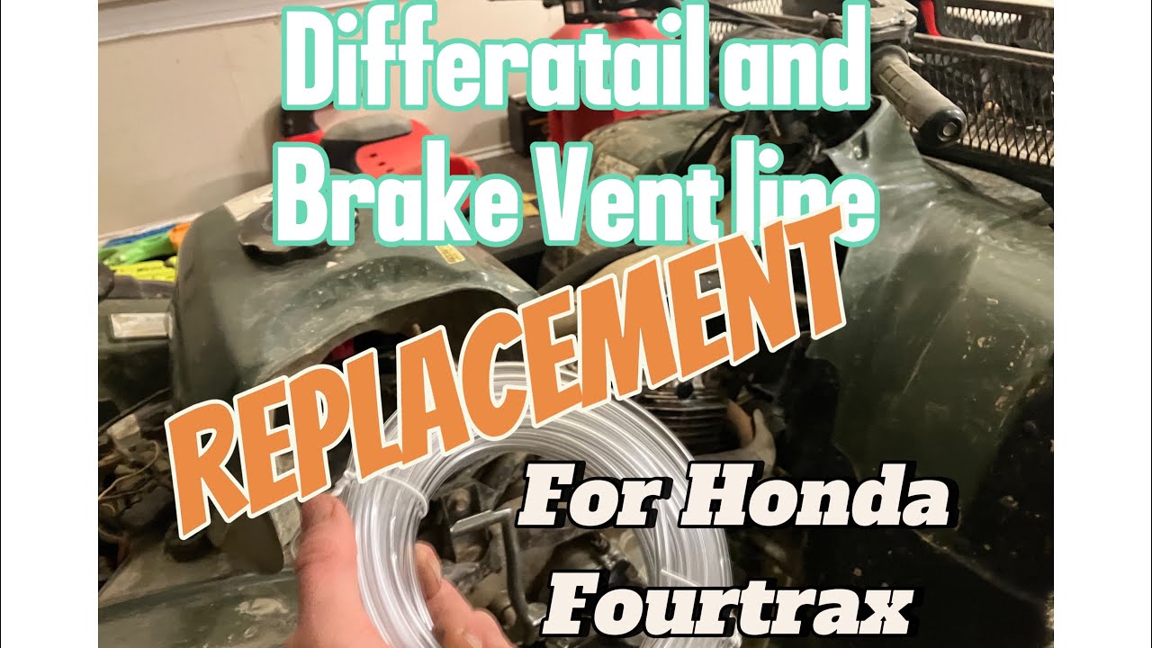 How to replace Brake/Differential vent lines - YouTube