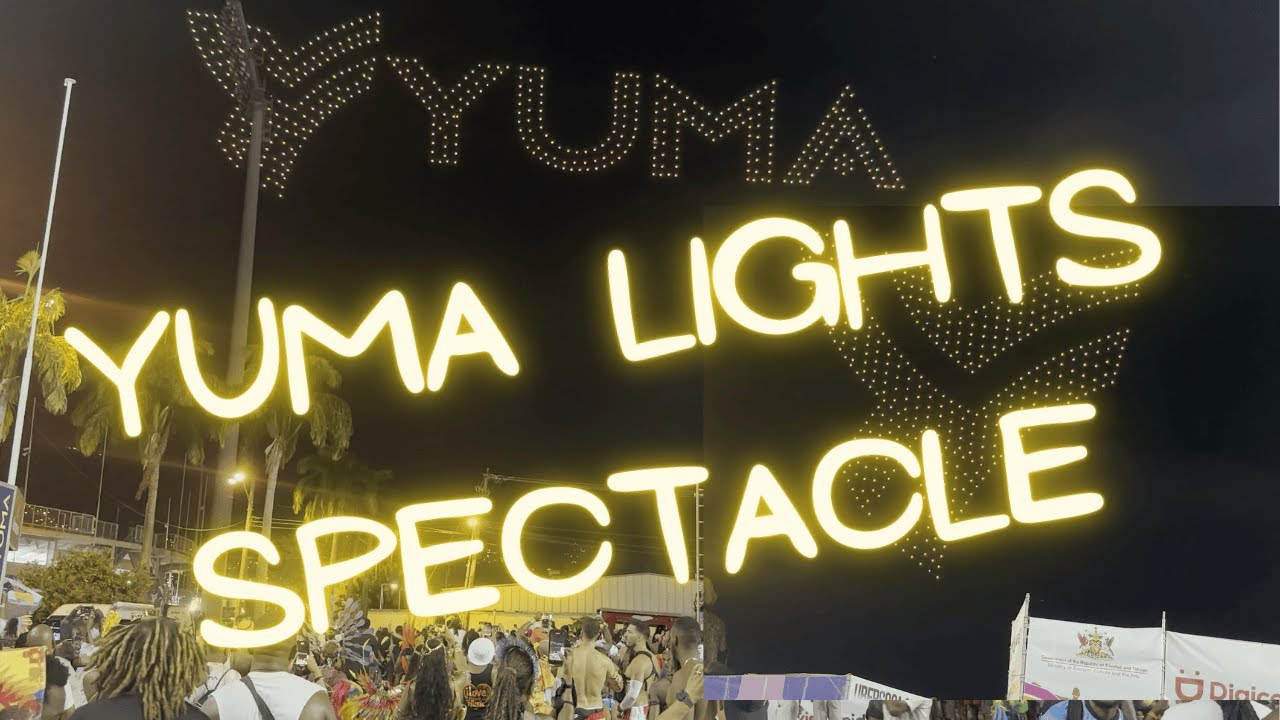 Yuma Costume Band Impressive Light show - Trinidad Carnival '25 - YouTube