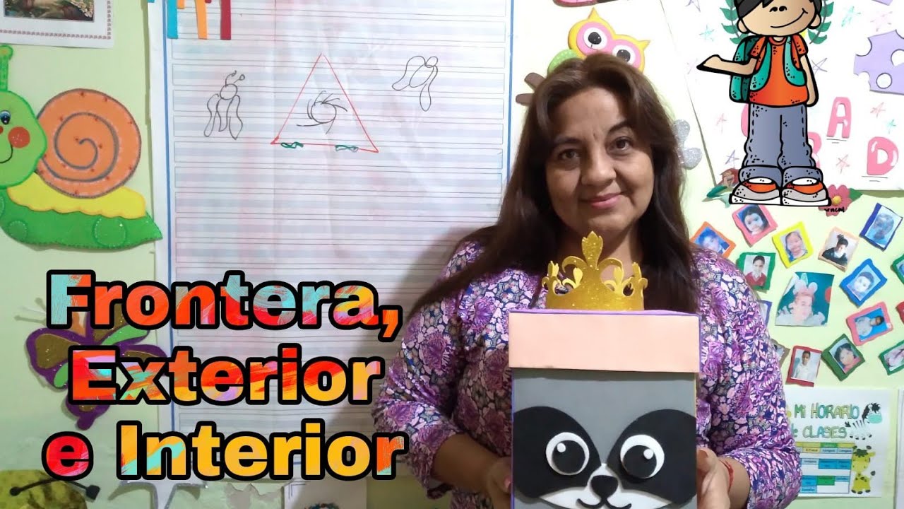 Frontera, interior y exterior de las figuras geométricas - YouTube