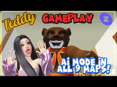 zepeto teddy gameplay (all 9 maps in ai mode)