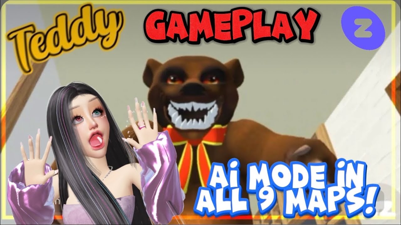 zepeto teddy gameplay (all 9 maps in ai mode) - YouTube