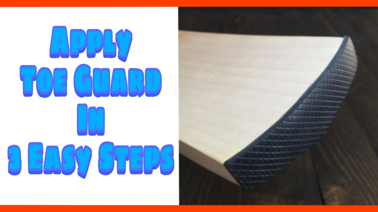 How to apply a Toe Guard on a cricket bat | Bat Care | Cricket DIY ...