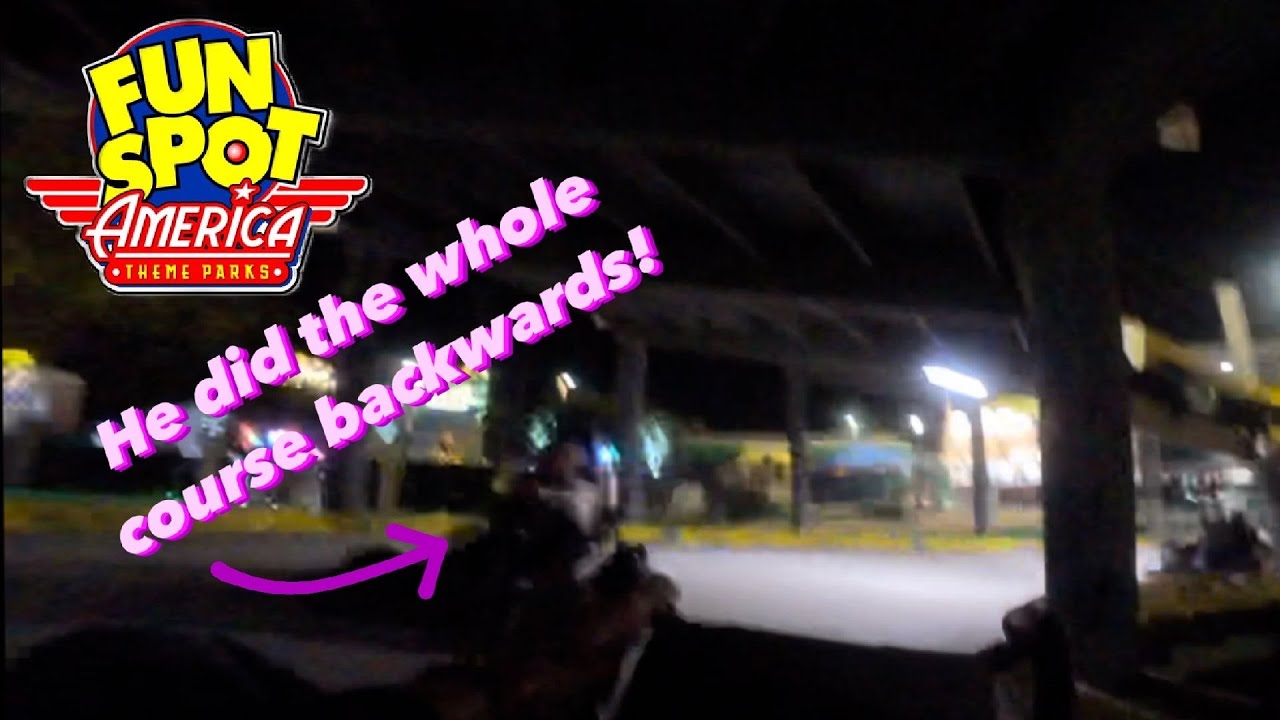 Fun Spot Orlando’s Go Karts are Out of Control! + White Lightning Night ...