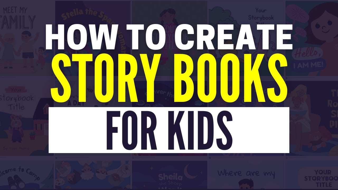 How To Create Story Book For Kids Using AI & Canva - YouTube