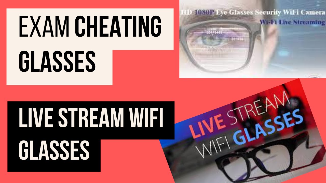 EXAM Cheating glasses || Live stream wifi Glasses || WANAVI TECH || HD ...