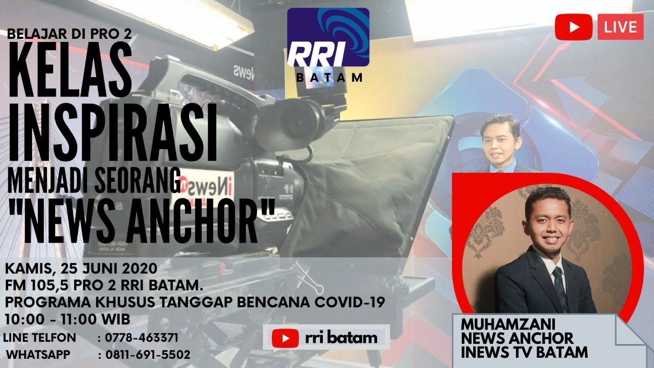 BELAJAR DI RRI, KELAS INSPIRASI RRI BATAM - YouTube