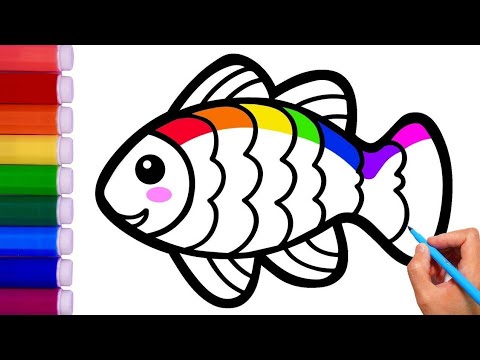 Fish Drawing Easy || How to Draw Fish Step By Step || Easy and Fun DIY ...