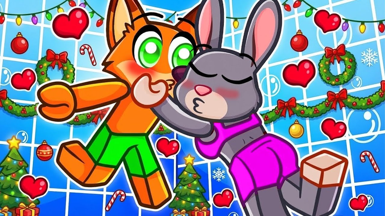 Judy and Nick Share a Christmas Kiss at the Pool Party in Roblox! 🎄💖 ...