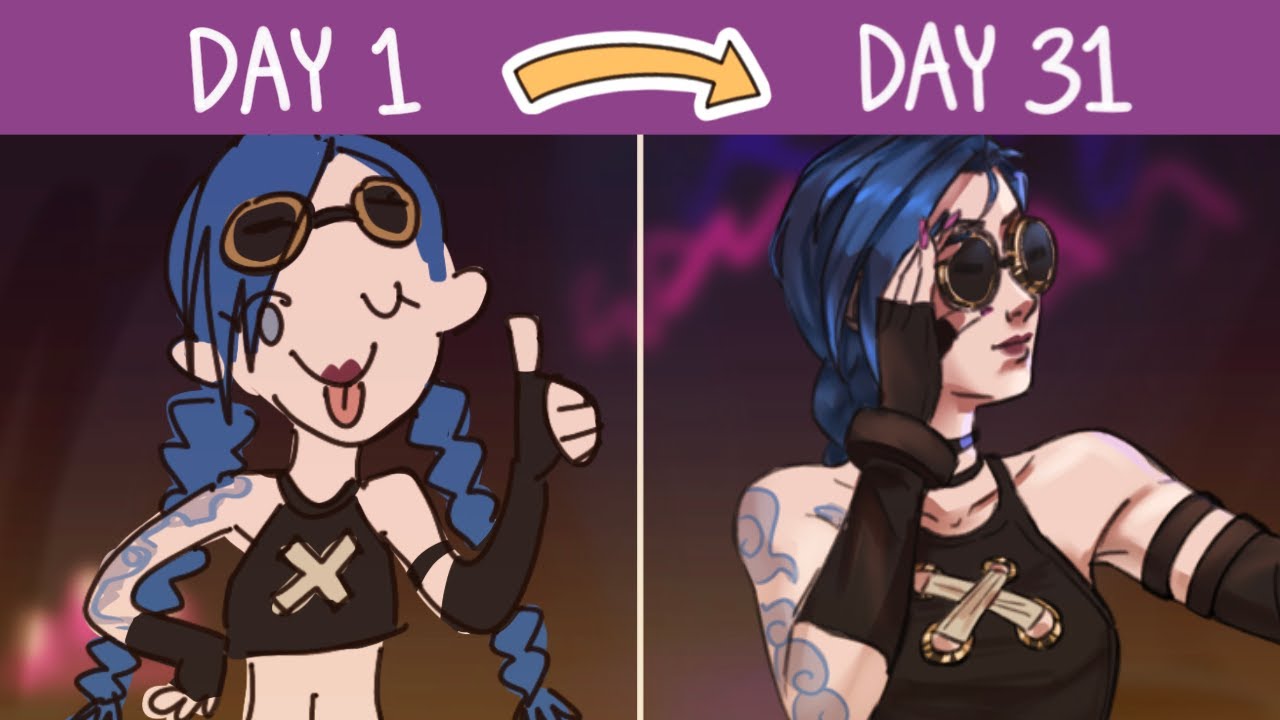 I DREW ARCANE FOR A MONTH YIPPEE || arctober art tour - YouTube