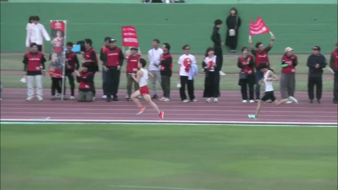 ナイター長距離記録会 5000m 9組 20250531 @鞘ヶ谷競技場 - YouTube