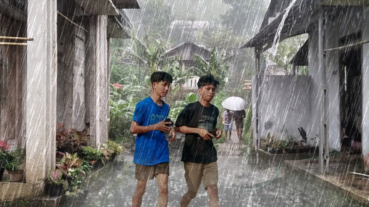 DEVASTATING STORM!⚡Trapped in Blinding Rain & Deafening Thunder..A ...