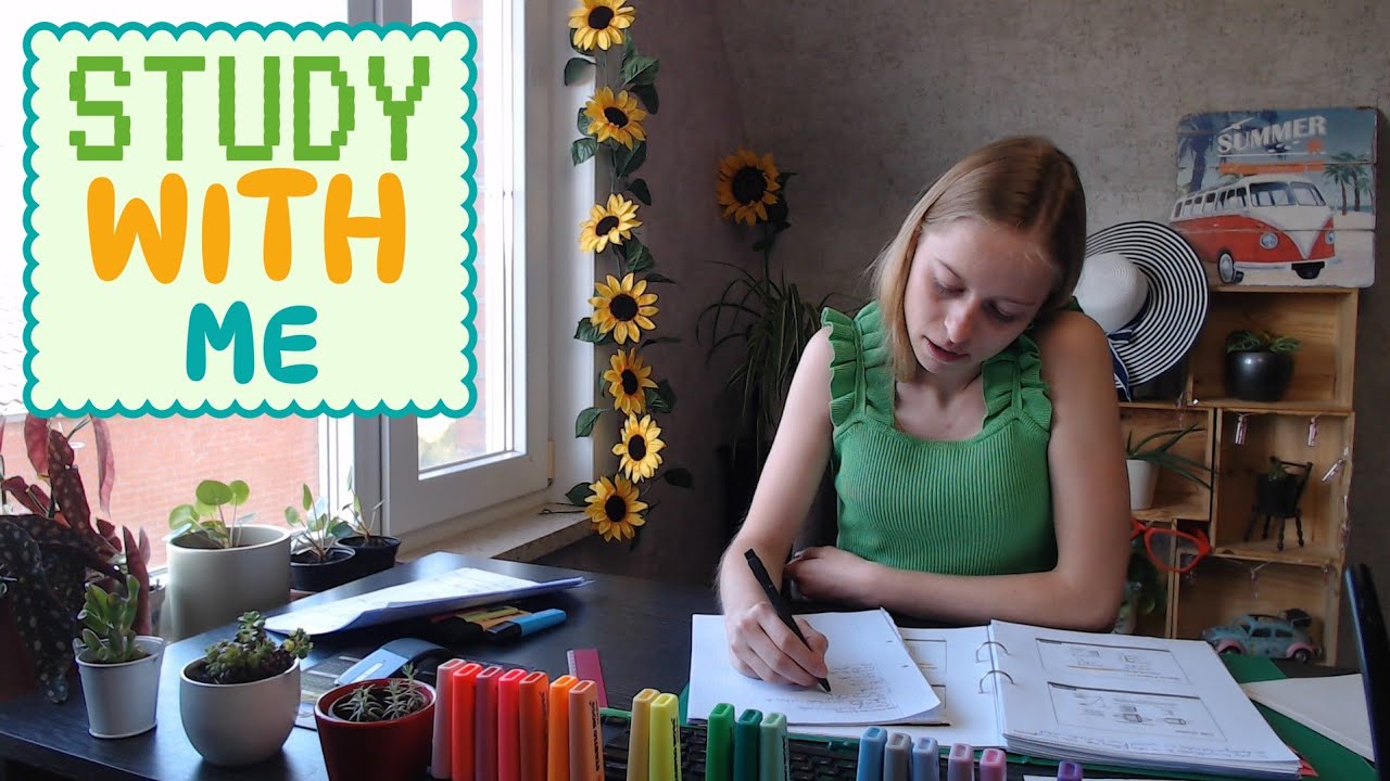 Study with me live 3 HOURS 💪 Short but good productivity on Friday ️💬 ...