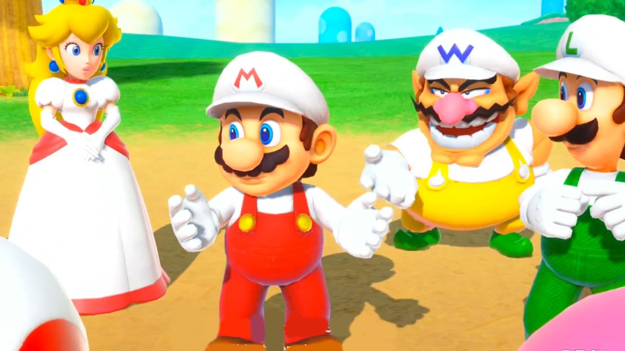 *New* Super Mario Party "Fire Flower Pack" - All Characters! - YouTube