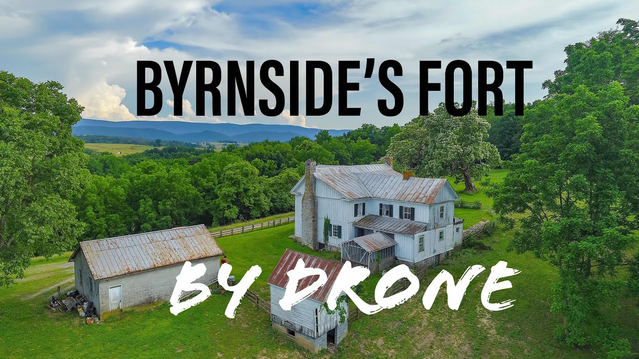 Byrnside's Fort, a Virginia Frontier Fort... by drone. - YouTube
