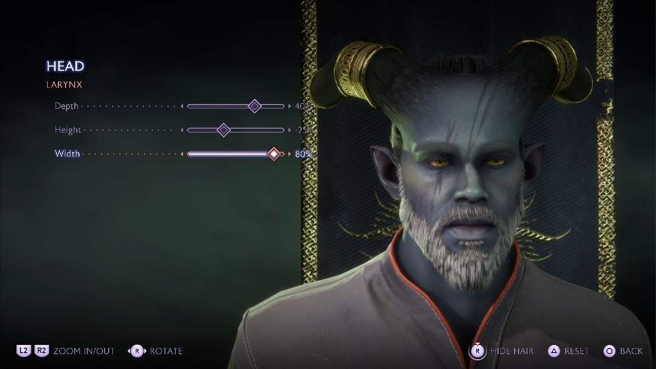 Dragon Age: The Veilguard Qunari Inquisitor Sliders - YouTube
