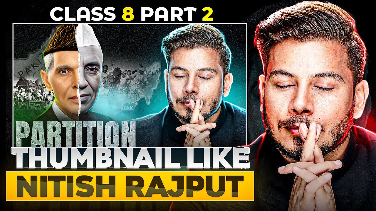 Nitish Rajput's SECRET to a PERFECT Thumbnail! - YouTube