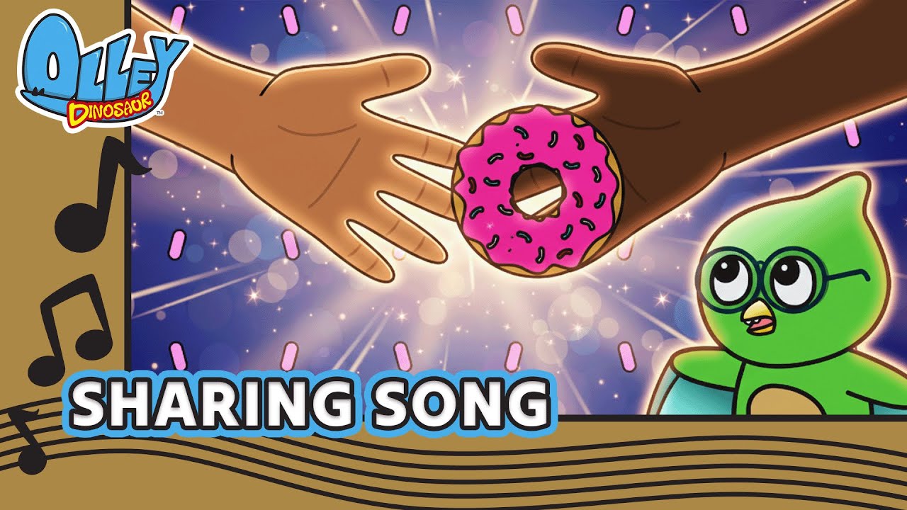 SHARING SONG - Music Video | Olley Dinosaur | Learn Sing Explore ...