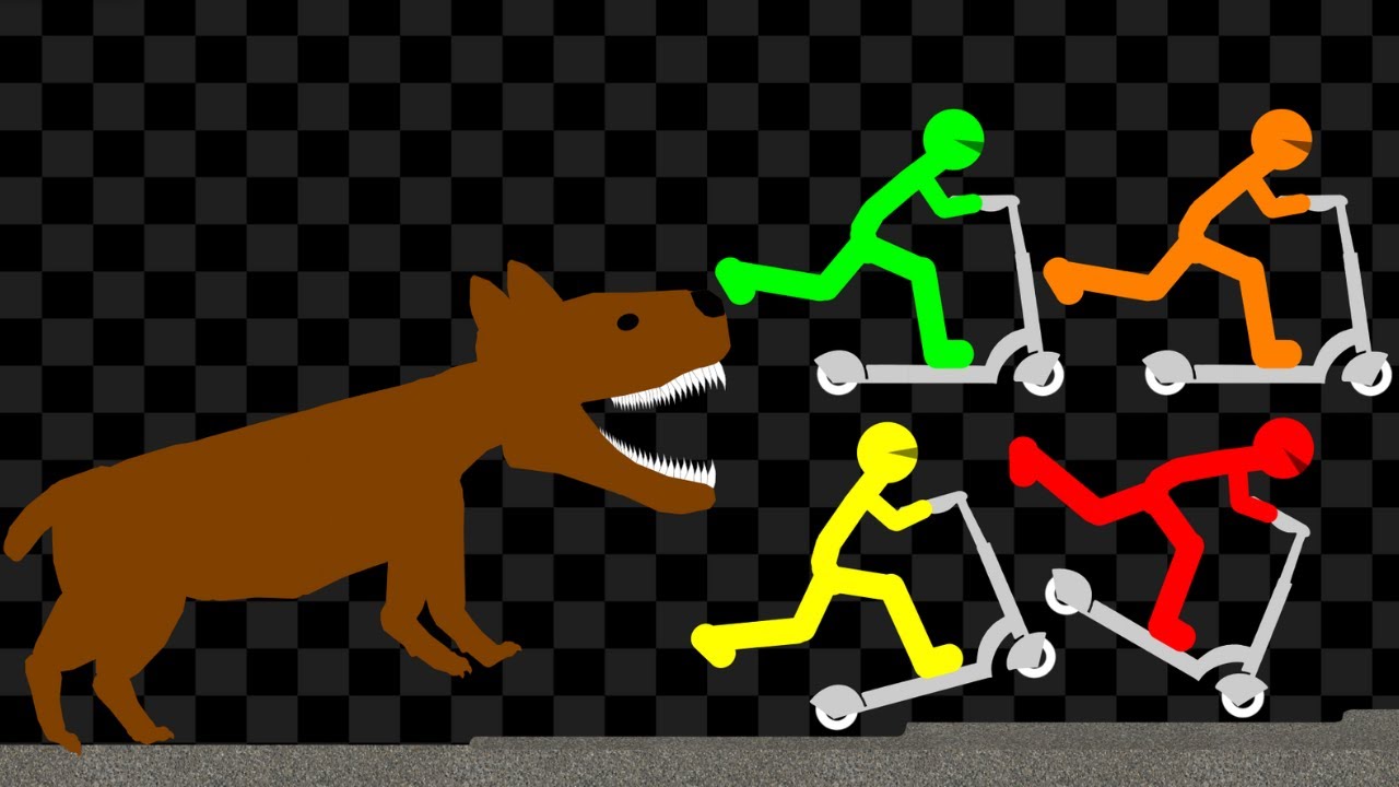Dangerous Dog - Survival Scooter Race - YouTube