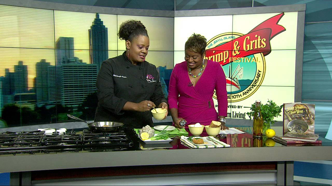 How to make shrimp croquettes with Chef Jennifer Hill Booker. - YouTube